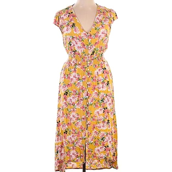Gypsies & Moondust | Dresses | Gypsies Moondust Boho Floral Dress Sz M ...